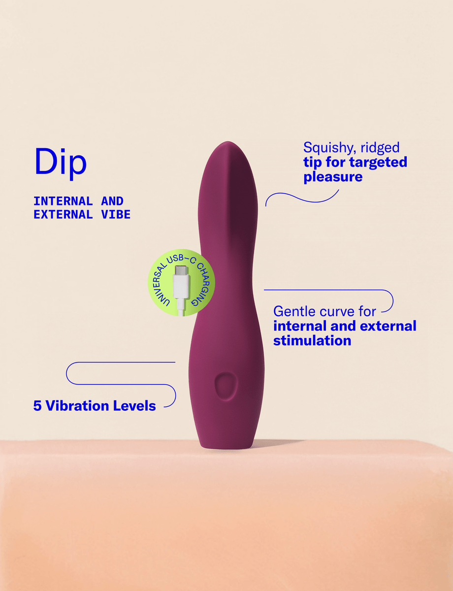 Dip - Basic Vibrator | Versatile Internal & External Vibrator | Dame – Dame Products