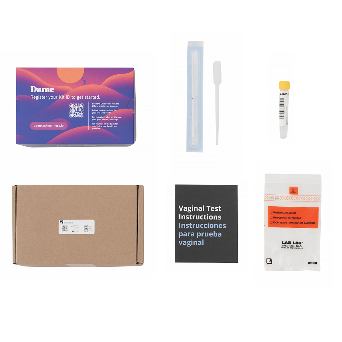 Gonorrhea & Chlamydia STI Kit - 1 Site – Dame Products
