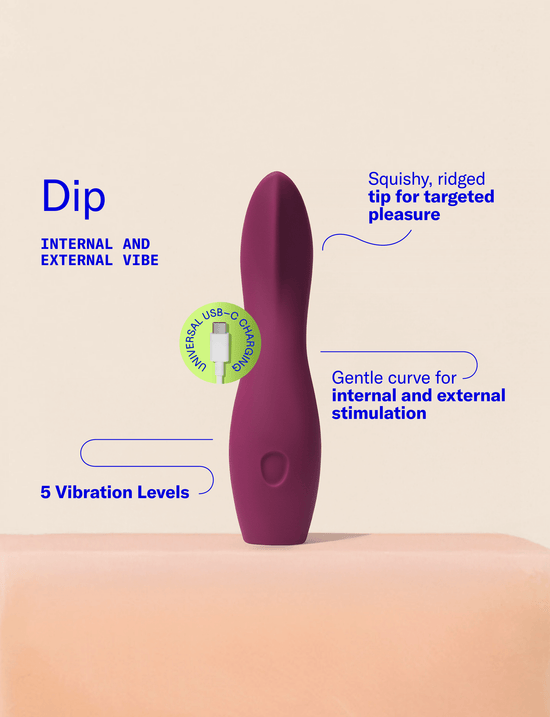 Dip - Our Basic Vibrator for Internal & External Exploration | Dame – Dame Products
